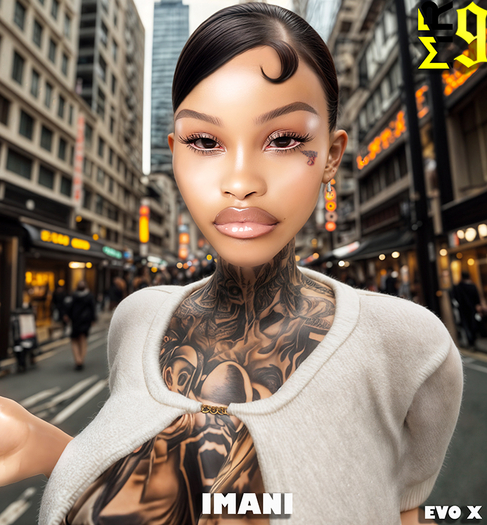 Second Life Marketplace - MR9. Imani Skin Golden Tone (EVO X)